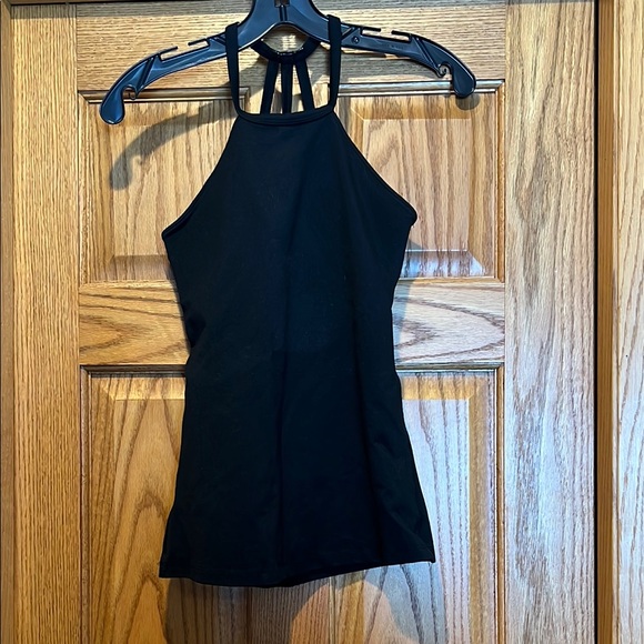 POPFLEX | Tops | Popflex Black Halter Top | Poshmark